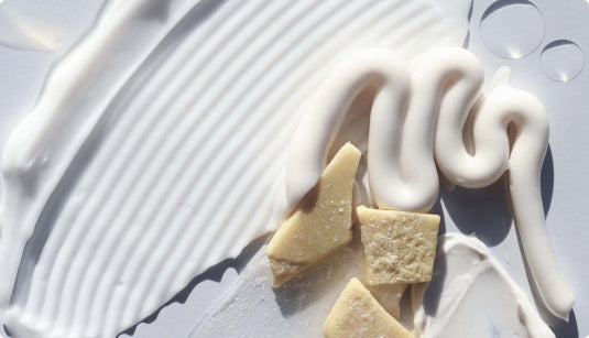 Pre-Shave Sugar Scrub | Cashmere Skin Collection by eos