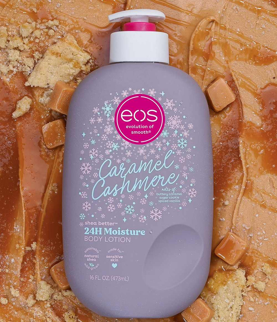 eos Holiday Caramel Cashmere Lotion | Warm, Hydrating Care