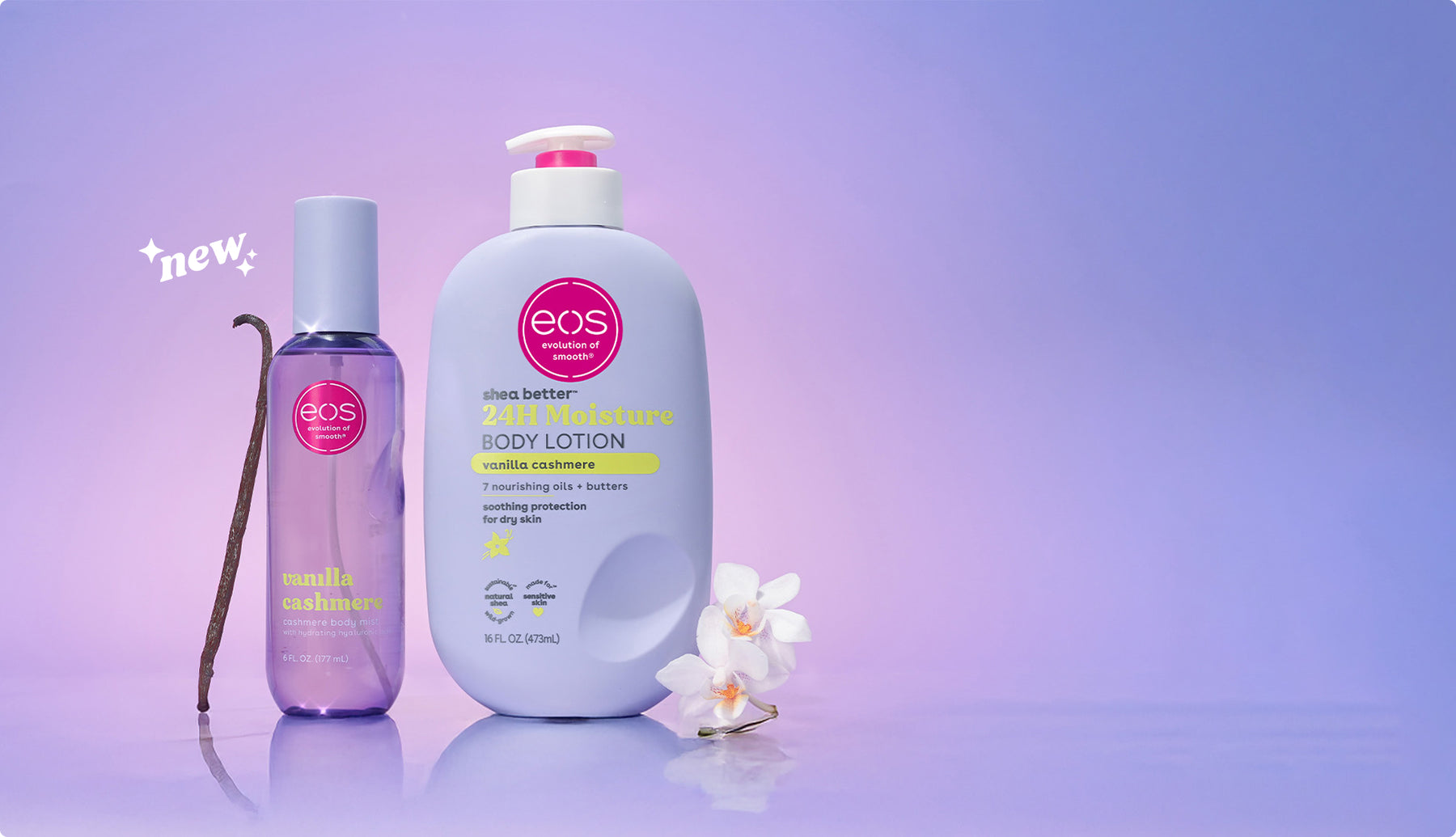 eos Vanilla Cashmere Collection | Our Iconic Warm Vanilla Scent