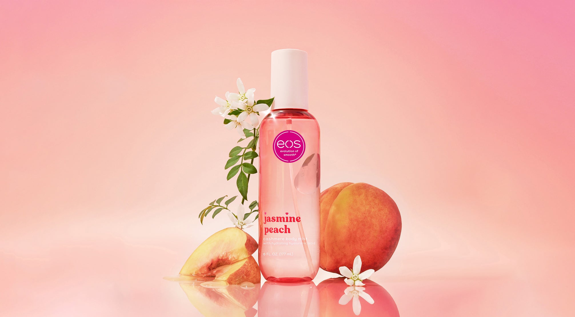 Jasmine Peach Body Mist | Floral, Fruity Body Spray