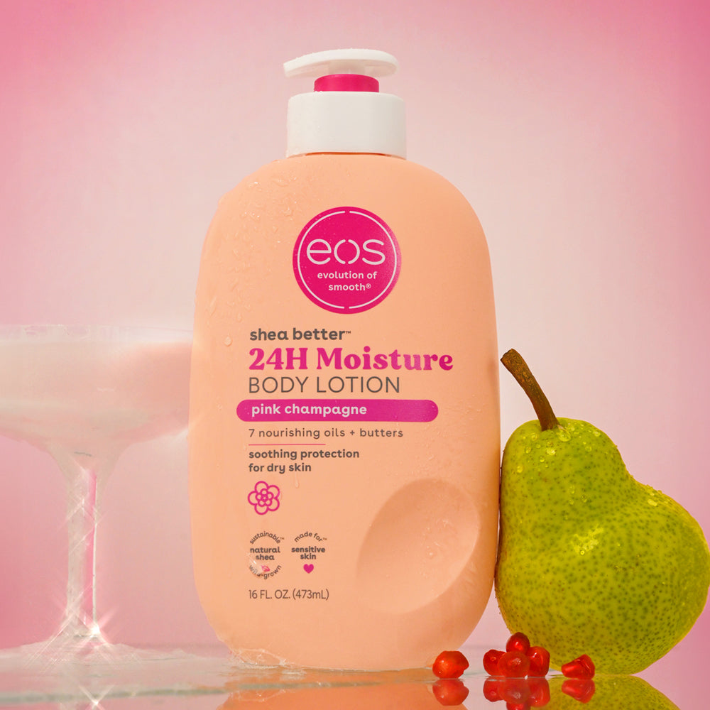 Scented and Fragrance-Free Body Lotion by eos