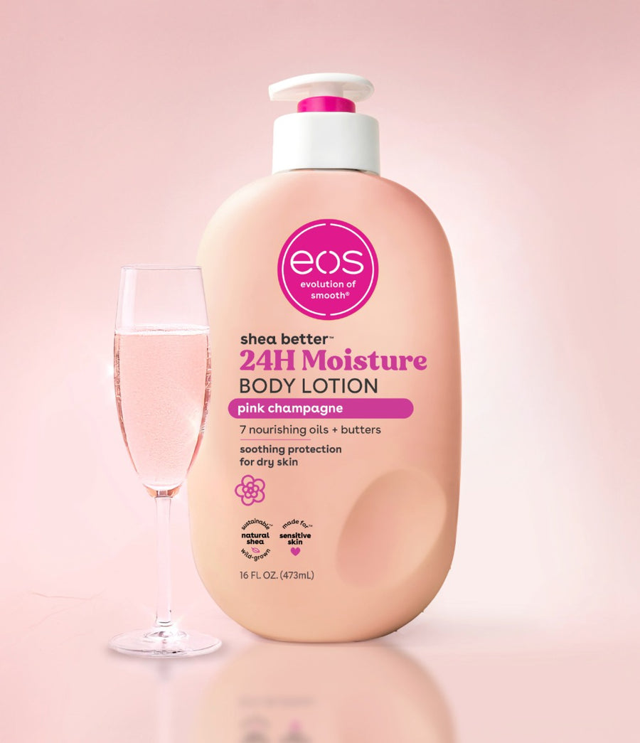 Pink Champagne Lotion | Shea Better Pink Champagne Body Lotion by eos
