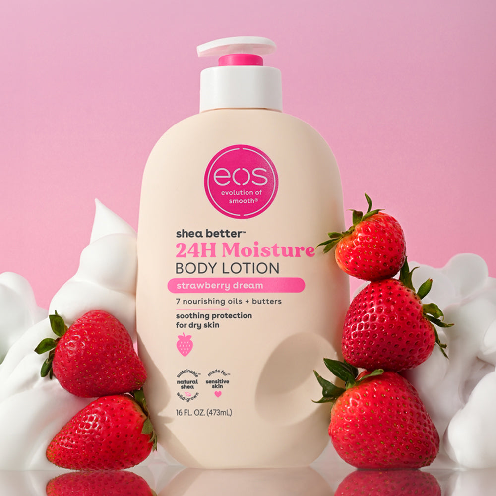 Scented and Fragrance-Free Body Lotion by eos