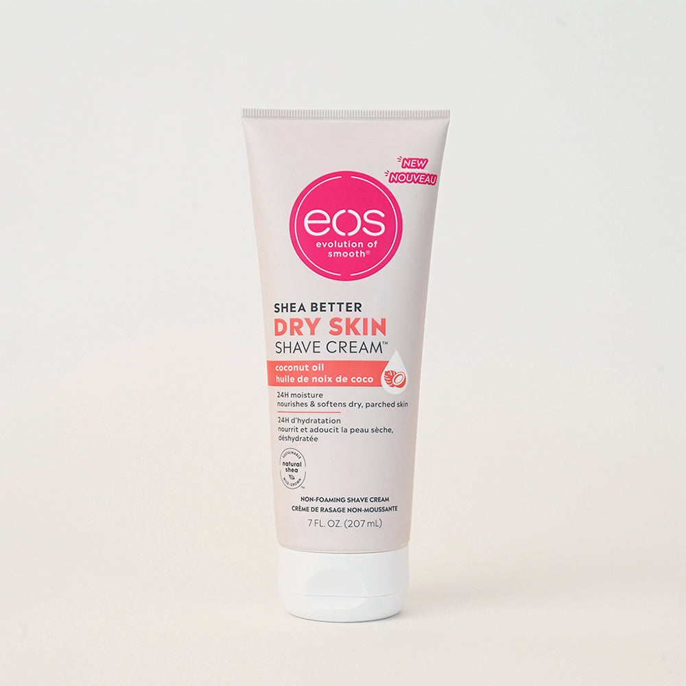 Dry Shave Cream with Coconut Oil | Waterless Shaving Cream by eos