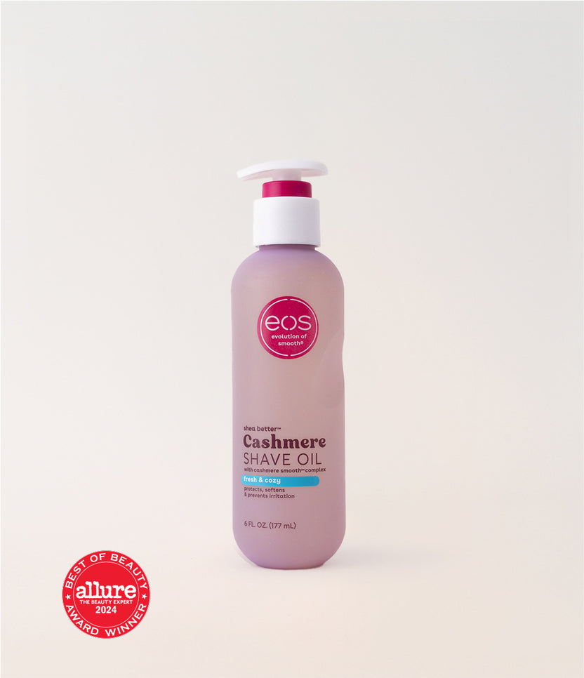 Pre-Shave Sugar Scrub | Cashmere Skin Collection by eos