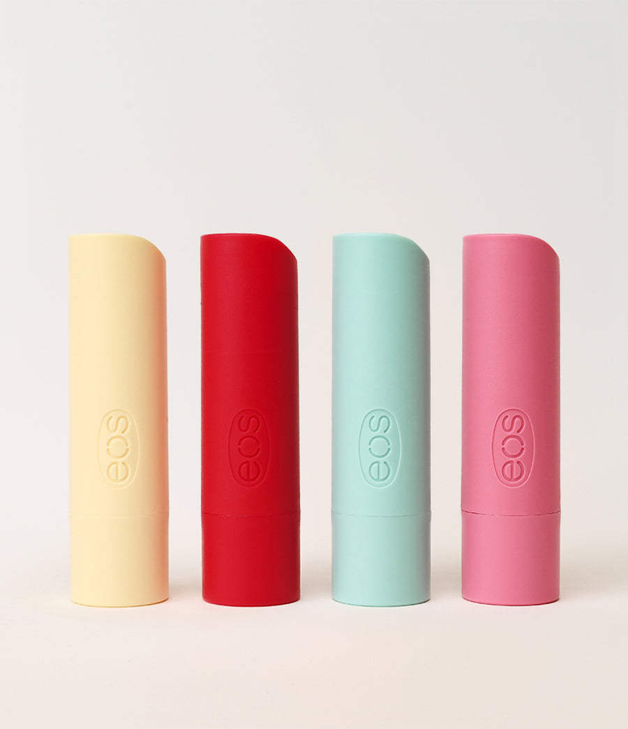 100% Natural & Organic Flavor Lip Balm 4-Pack | eos